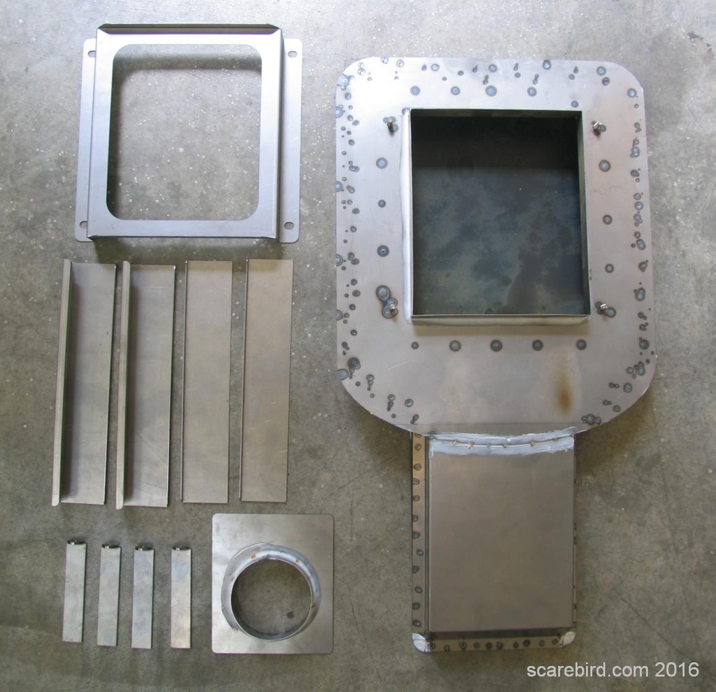 1970-81 Pontiac Trans Am LS3 conversion hood scoop air cleaner base ...